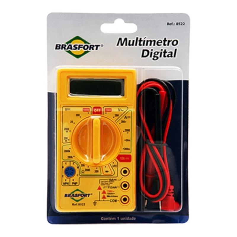 Multimetro digital brasfort profissional 8522 - Marca: Brasfort ...