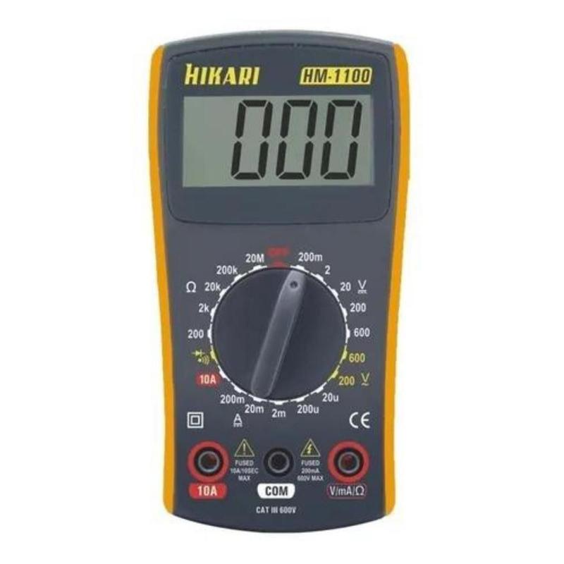 Multímetro Digital Hm-1100 Hikari Profissional Visor Lcd - Multímetro ...