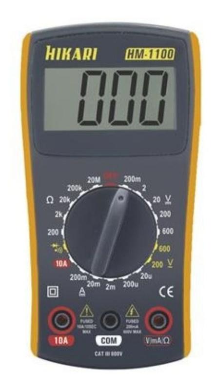 Multímetro Digital Modelo Hm-1100 Hikari - Multímetro - Magazine Luiza