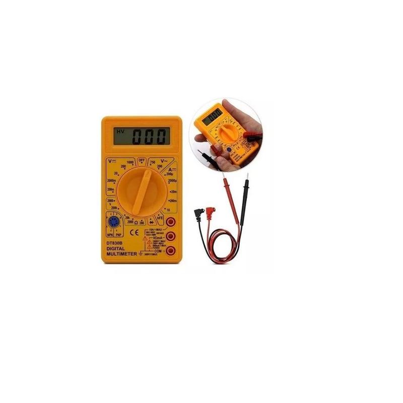 Multimetro Digital Portatil Profissional 9v Gymd1000 Hammer ...
