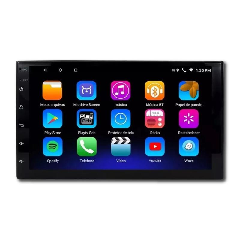 Multimidia 7 Polegadas Android 13 Android Auto e Carplay Gps WIFI GPS - DUINB - Central ...