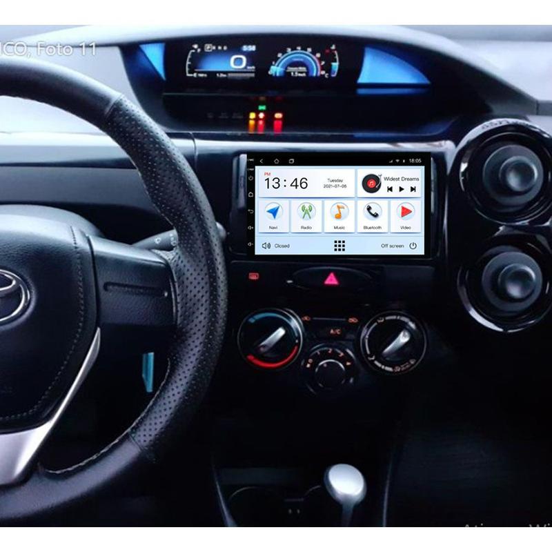 Multimídia Etios Todos Twincan Tela de 7" CARPLAY+VOZ Quad Core 2GB ...