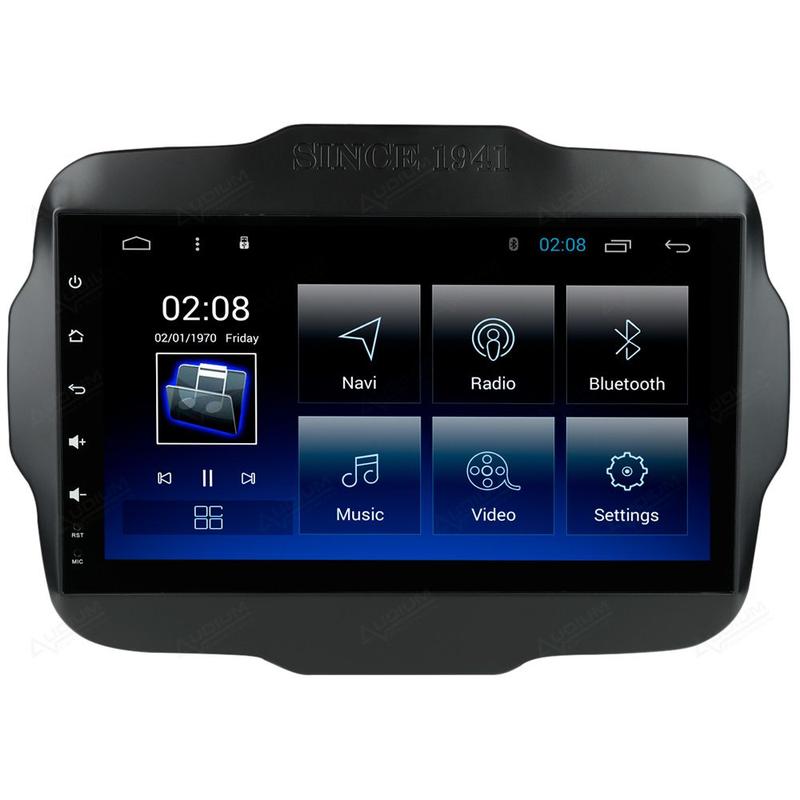 Multimídia Jeep Renegade PCD Tela de 9" Octa Core 2GB Android GPS ...