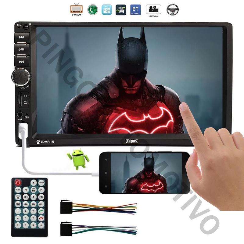 Multimídia Mp5 Automotivo 2Din Tela7 Android Espelha Celular - Zapos ...