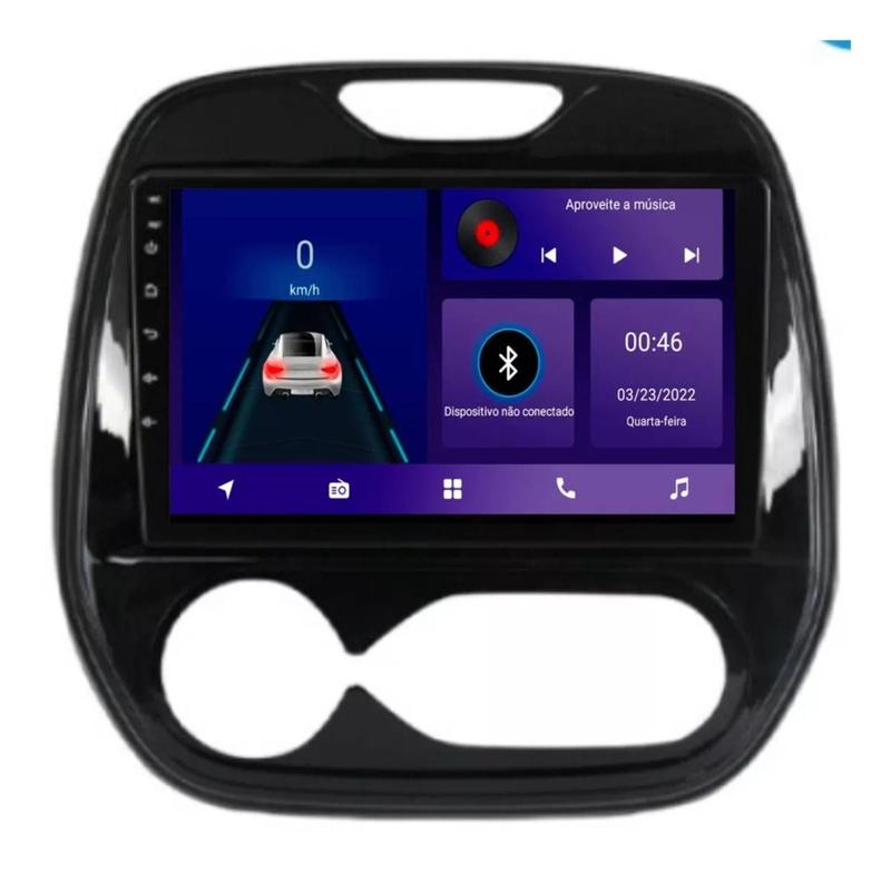 Multimídia Renault Captur Carplay Tela 9 Android Ar Analogic-digital ...