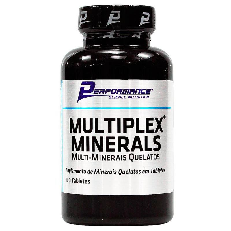 Multiplex Minerals Chelated 100 Tablets Performance Nutrition ...