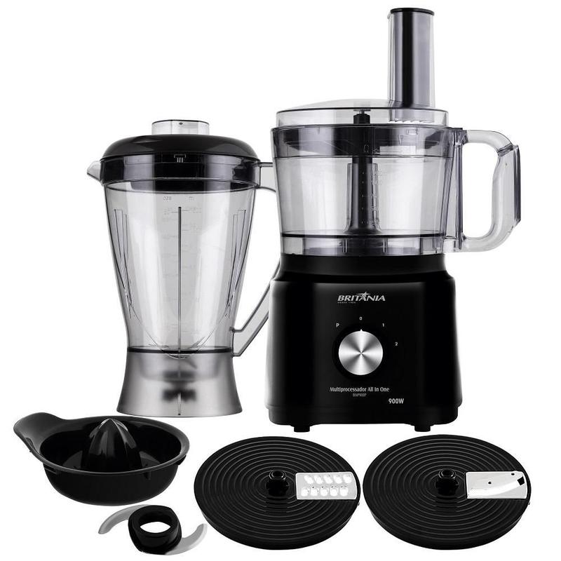 Multiprocessador 8 Funções 2 Velocid 900W Britânia BMP900P - BRITANIA ...