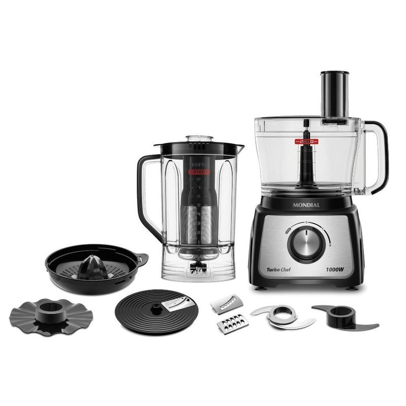 Multiprocessador Mondial Turbo Chef 9 Em 1 - Mpn-01-bf 127v ...