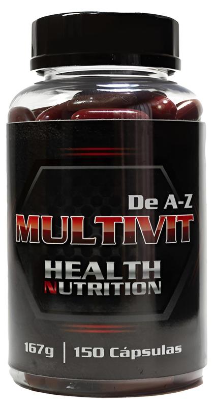 MULTIVIT Polivitamínico e Mineral 1000mg 150 Caps - Health Nutrition ...