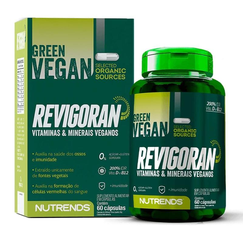 Multivitaminico Completo Revigoran Vitaminas e Minerais Veganos ...