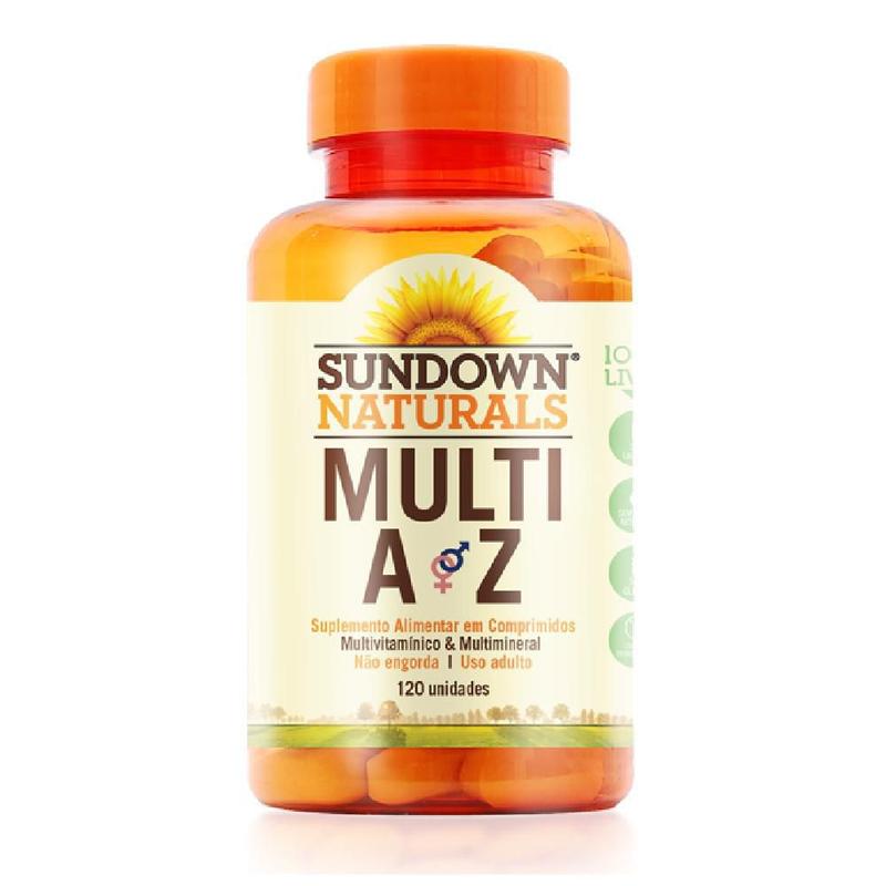 Multivitaminico multi az sundown naturals com 120 capsulas ...