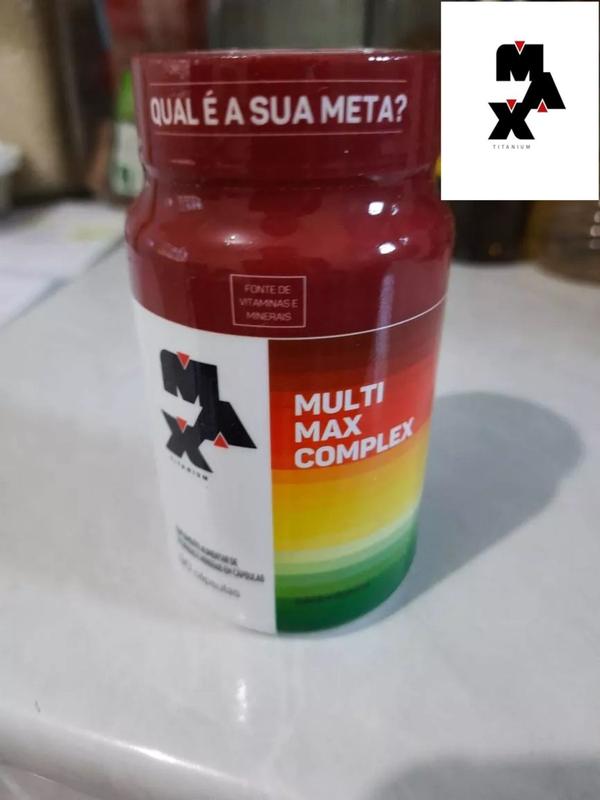 Multivitamínico Multimax Complex 90 Capsulas Max Titanium Original - Multivitamínico ...