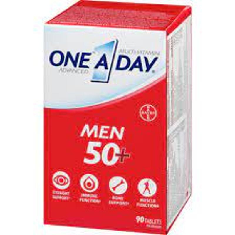 Multivitaminico one a day 50+ 90 comprimidos - Bayer - Multivitamínico ...