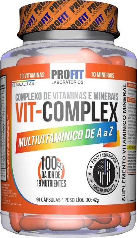 Multivitamínico Vit Complex A - Z 90 Cápsulas - Profit Labs ...