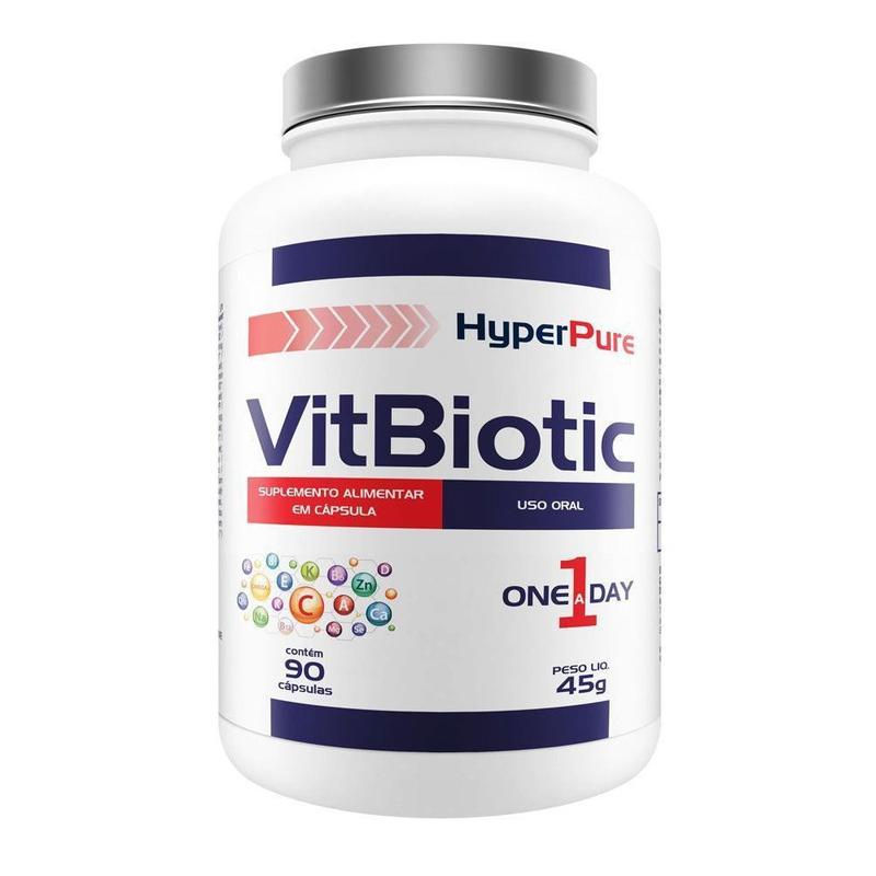 Multivitamínico vitbiotic 90 cápsulas hyper pure 1 ao dia ...