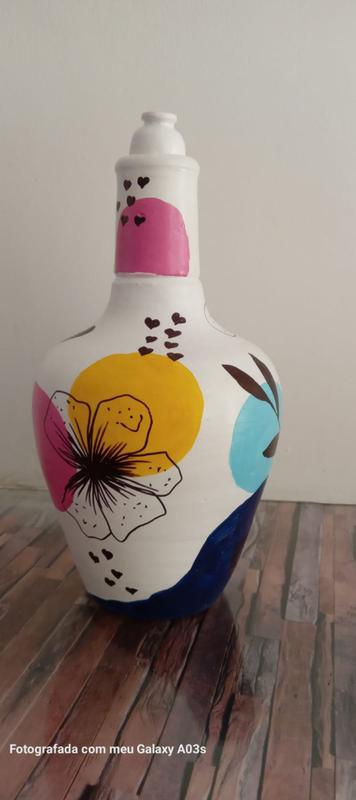 Muringa de cerâmica pintada a mão-Comercial Braga - Brinco - Magazine Luiza