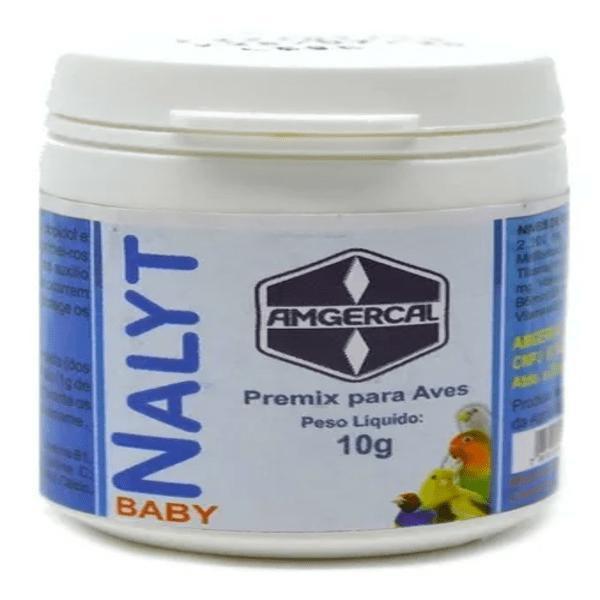 Nalyt Baby 10G - Amgercal - Vitamina Filhotes De Pássaros - Vitaminas e ...