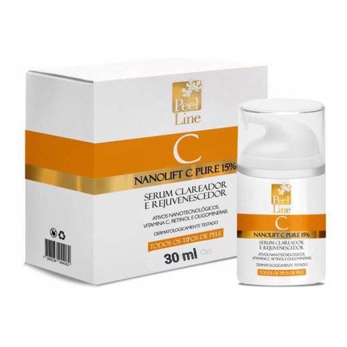 Nanolift C Pure Serum Vitamina C Rejuvenescedor iluminador 30g Peel ...