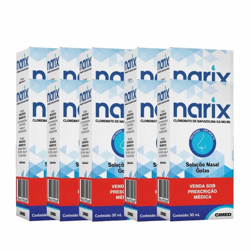 Narix Solução Obstrução Nasal E Nariz Entupido Combo Com 10 - Dilatador ...