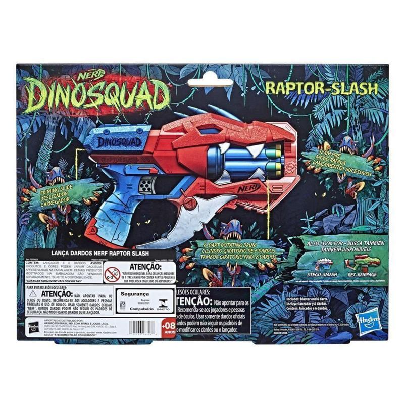 Nerf Dino Squad Raptor Slash - Lançadores de Dardos - Magazine Luiza