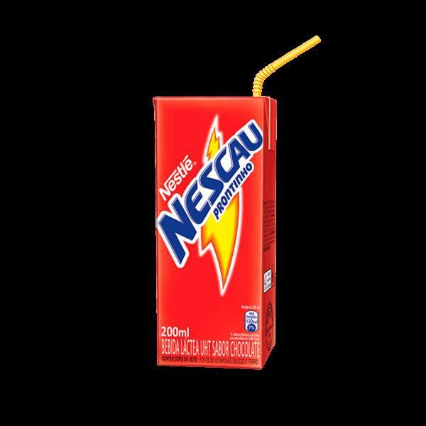Nescau Nestlé Chocolate Prontinho 12 Unidades 200ml - Bebida Láctea ...