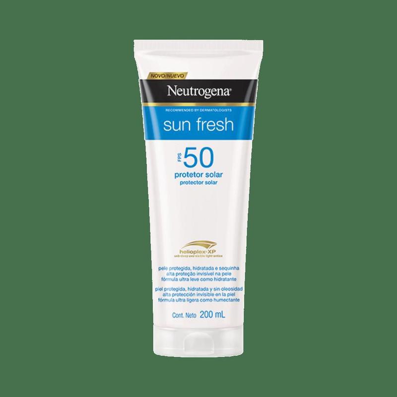 Neutrogena protetor solar 200ml corpo sun fresh fps 50 - Protetor Solar ...
