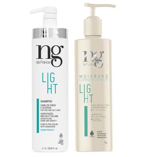 Ng De France Kit Shampoo Light + Cond. Light 1 Litro - Kit Shampoo e ...