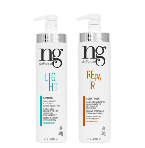 Ng De France Kit Shampoo Repair 1l + Cond. Intense 1l - Kit Shampoo e ...