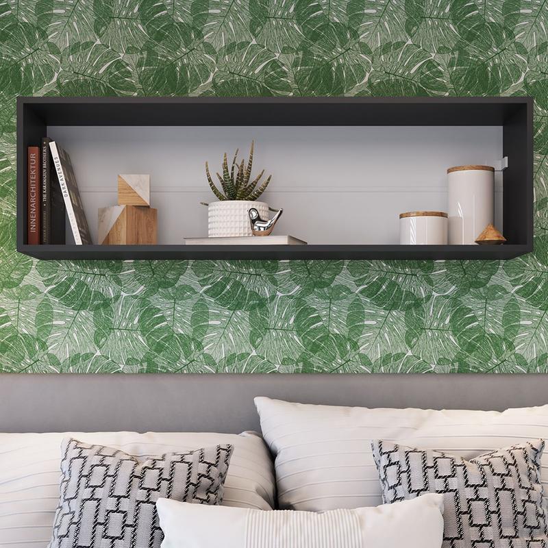 Nicho Parede Horizontal Organizador Multiuso Funcionale 36x120x26cm Art ...