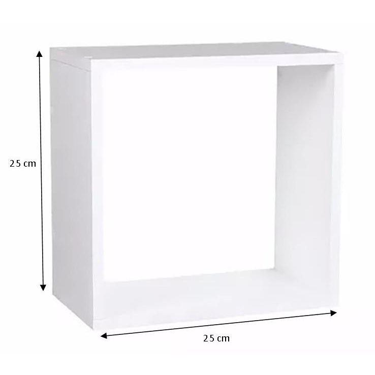 Nicho Quadrado Multiuso, 25 x 25 cm ou 30 x 30 cm BRANCO - BENÍCIO ...