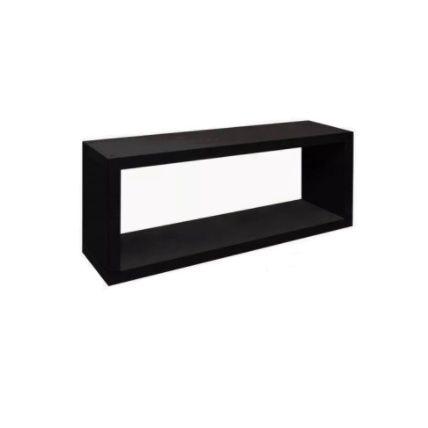 Nicho Retangular 50x25x10 Mdf Cor Branco Ou Preto Fácil Instalação ...