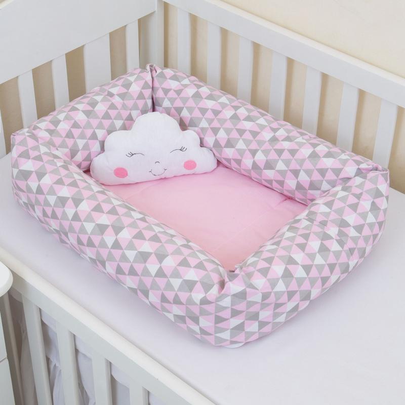 Ninho Redutor De bebê Quadrado Luxo Safari - luck baby - Ninho Redutor ...