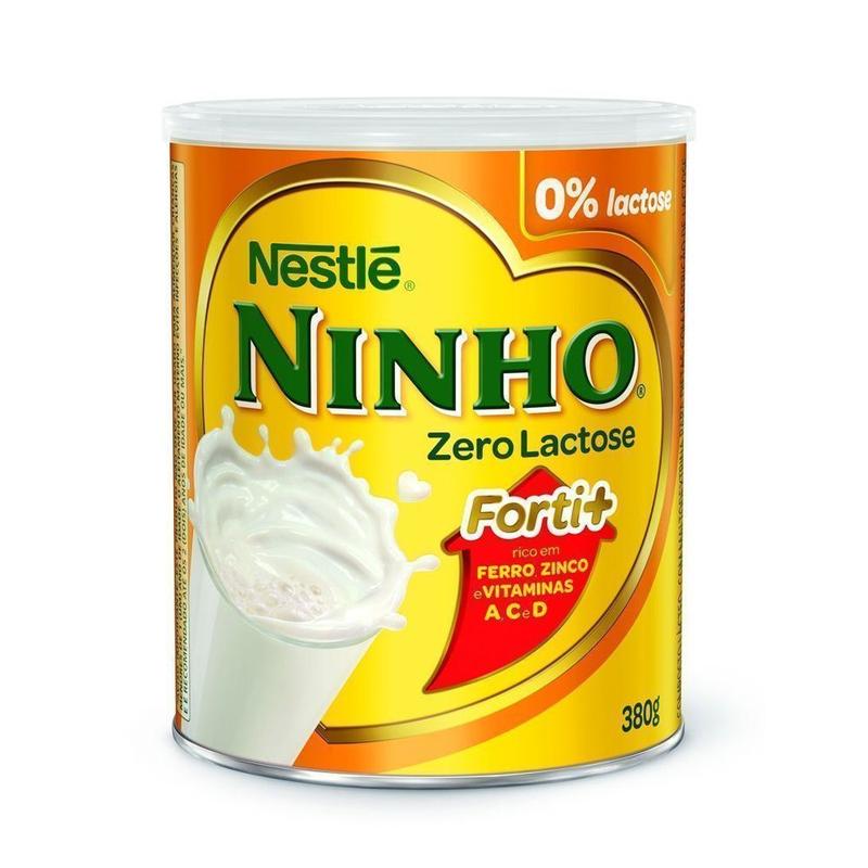 Ninho zero lactose em pó - 380g - Nestle - Composto Lácteo - Magazine Luiza