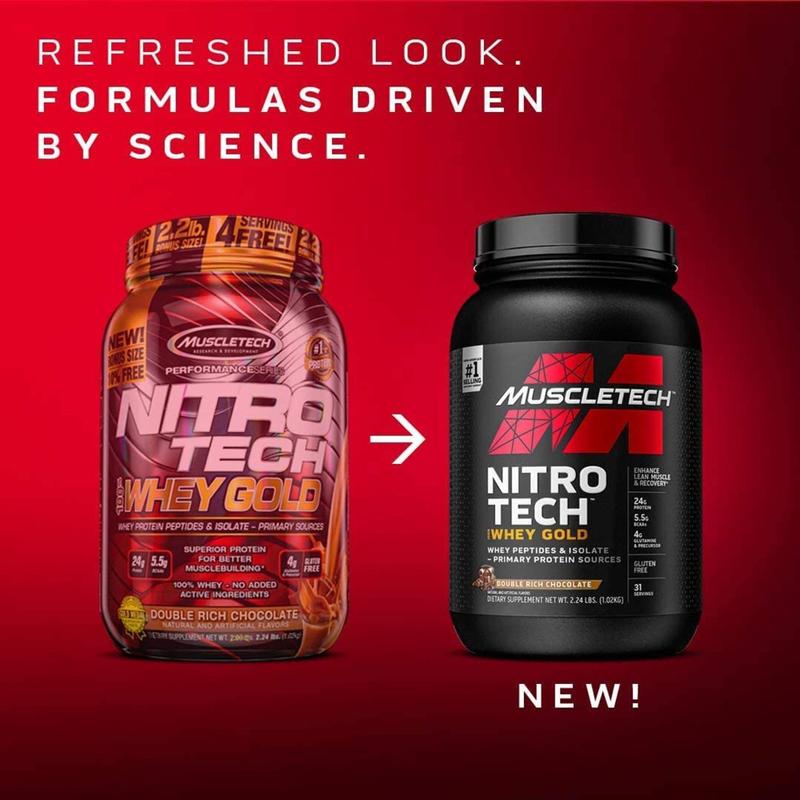 Nitro Tech Gold 1Kg - Muscletech - Whey Protein - Magazine Luiza