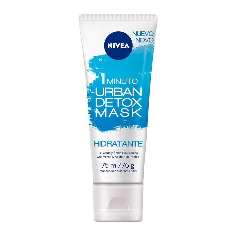 NIVEA Urban Detox 1 Minuto - Máscara Facial Hidratante 76g - Máscara ...