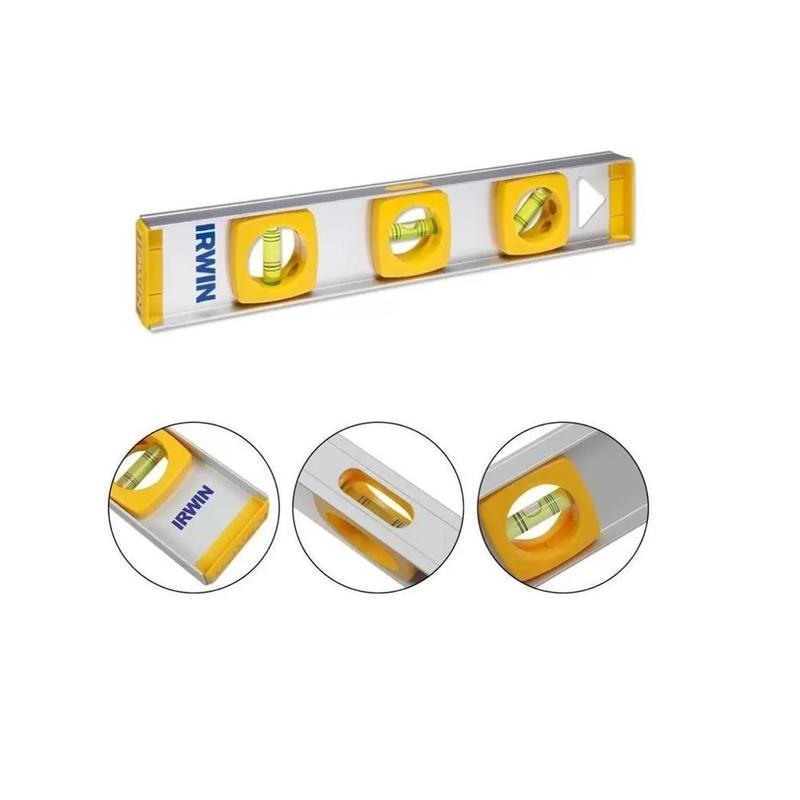 Nível Alumínio 3 Bolhas 12'' 30cm - Irwin - IRWIN - Nível / Prumo ...