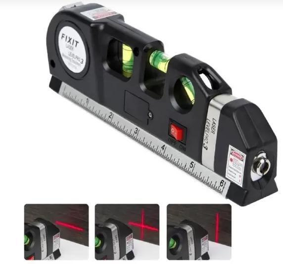 Nível Laser Level Pro 03 Trena Prumo 3 Pontos Profissional - Online - Nível a Laser - Magazine Luiza
