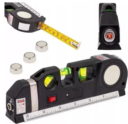 Nível Laser Level Pro 03 Trena Prumo 3 Pontos Profissional - Online - Nível a Laser - Magazine Luiza
