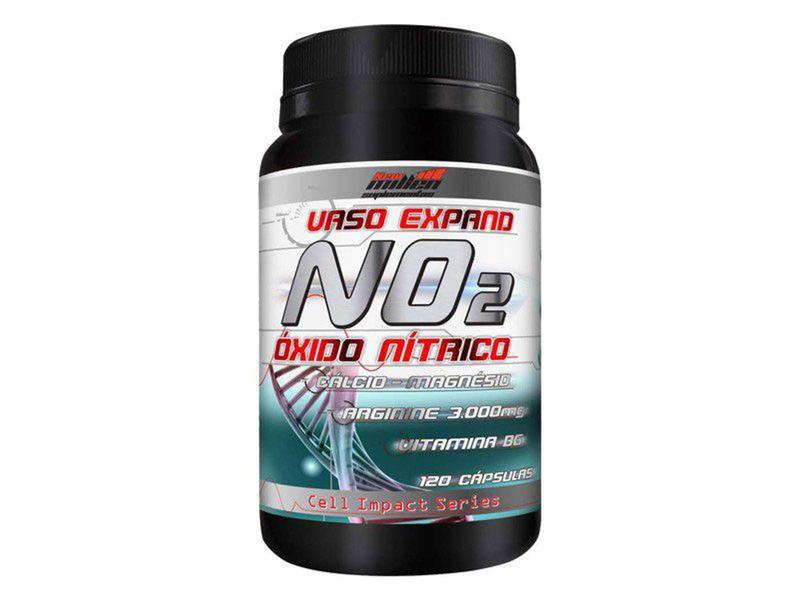 No2 Vaso Expand Óxido Nítrico (NO2) 120 Cápsulas - New Millen ...