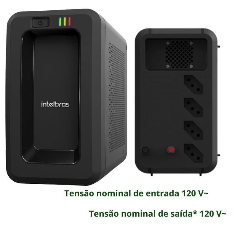 Nobreak Intelbras Attiv 700va 4 Tomadas 120v Pc Mac Notebook - Nobreak ...