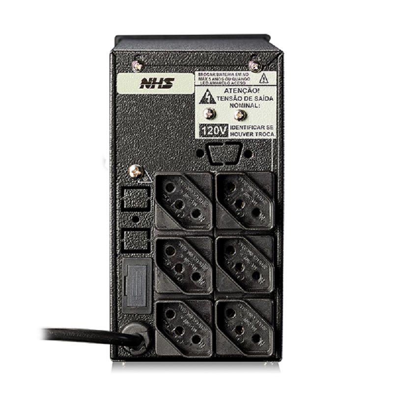 Nobreak NHS Mini III Ext 1500VA E.Bivolt / S.120V ou 220V (jumper interno) 2 x 7Ah - 90.D1 ...
