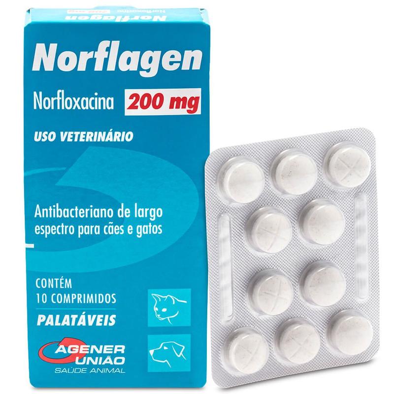 Norflagem 200mg com 10 Comprimidos - AGENER UNIAO - Farmácia Pet ...