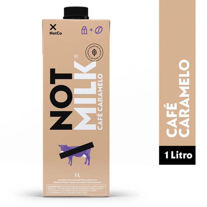 Not Milk café caramelo - 1L - Bebida Vegetal - Magazine Luiza