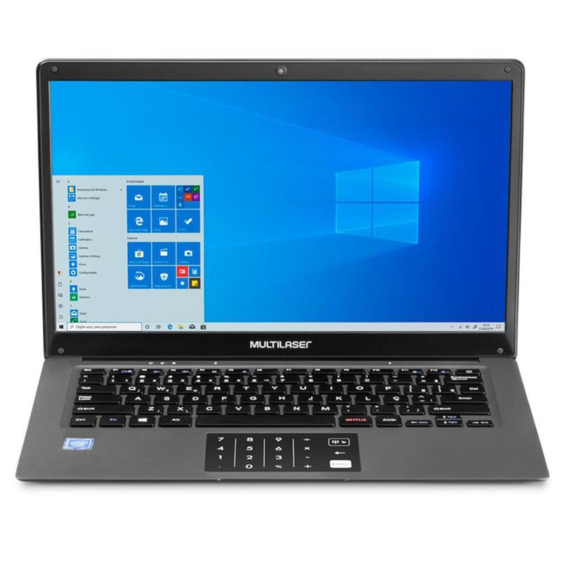 Notebook Intel Atom 2GB RAM 64GB Multilaser Legacy Cloud PC134 Windows ...