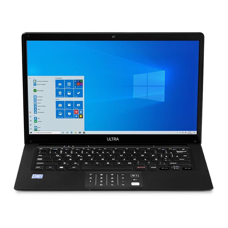 Notebook Legacy Book, Windows 10 Home, Processador Intel Quad, 64GB 4GB ...