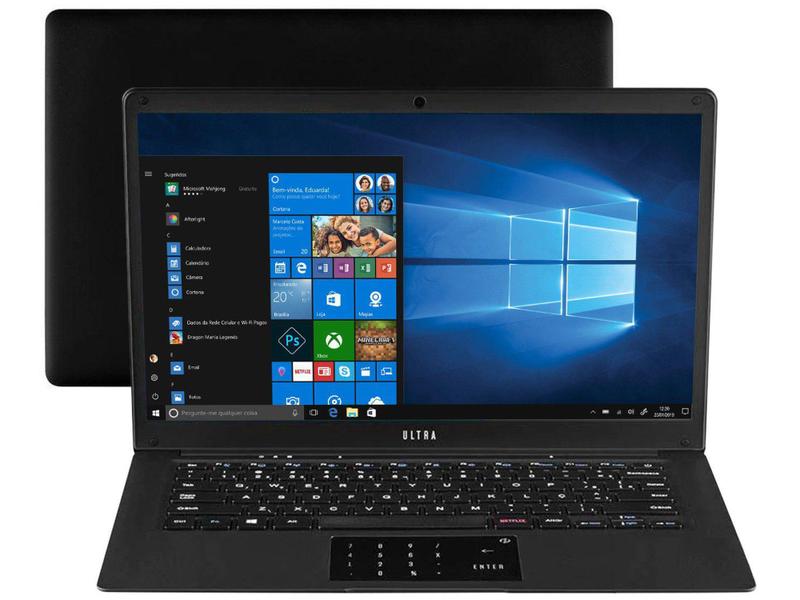 Notebook Ultra UB320 Intel Pentium - Quad-Core 4GB 120GB SSD 14,1” HD ...
