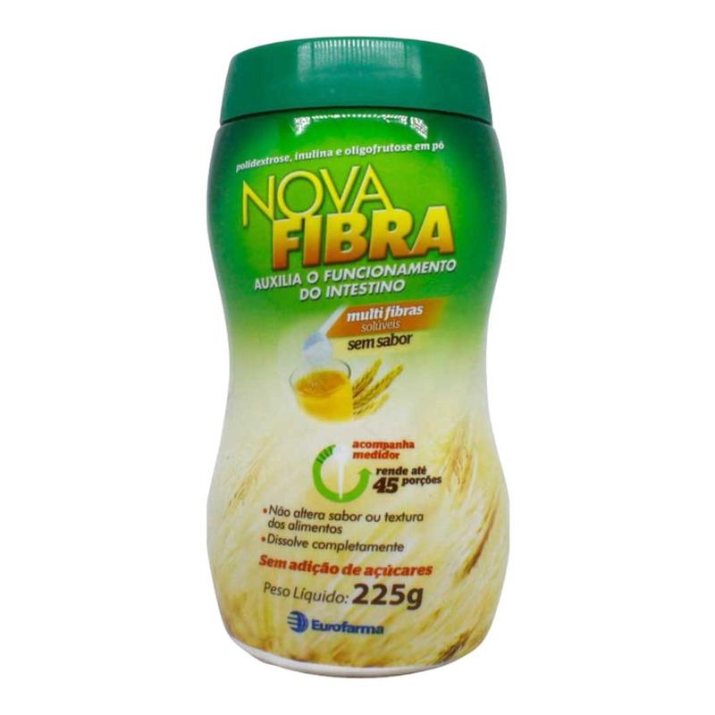 Novafibra Multi Fibras Solúveis Pote 225g - Eurofarma - Fibras ...