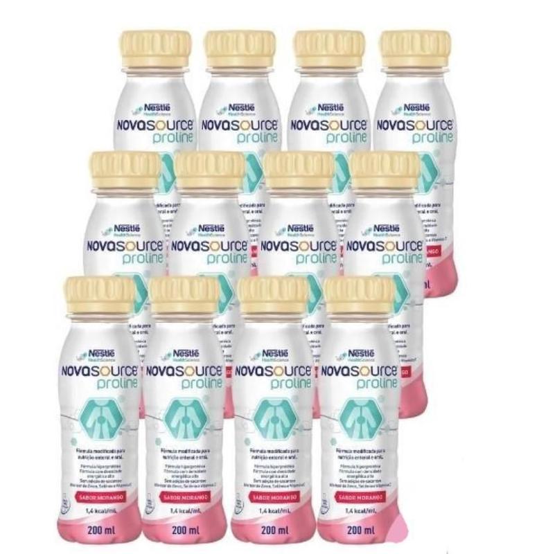 Novasource Proline Morango 200Ml Com 12 Und - Nestle - Nutrição Enteral ...