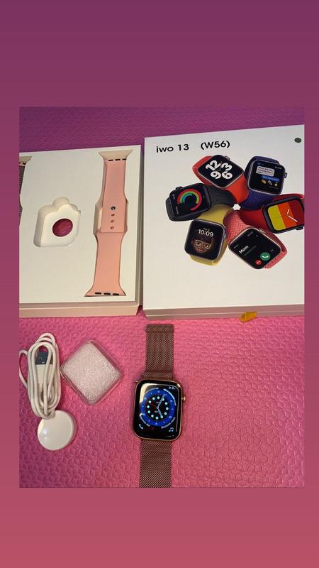 Novo relógio ivo 13 série 6 smart watch (w56), com 52 faces 44mm lanç ...