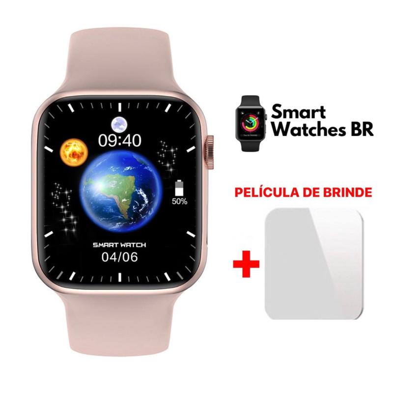 Novo SmartWatch IWO W58 PRO SÉRIES 8 Tela Infinita 2.13 + Película ...